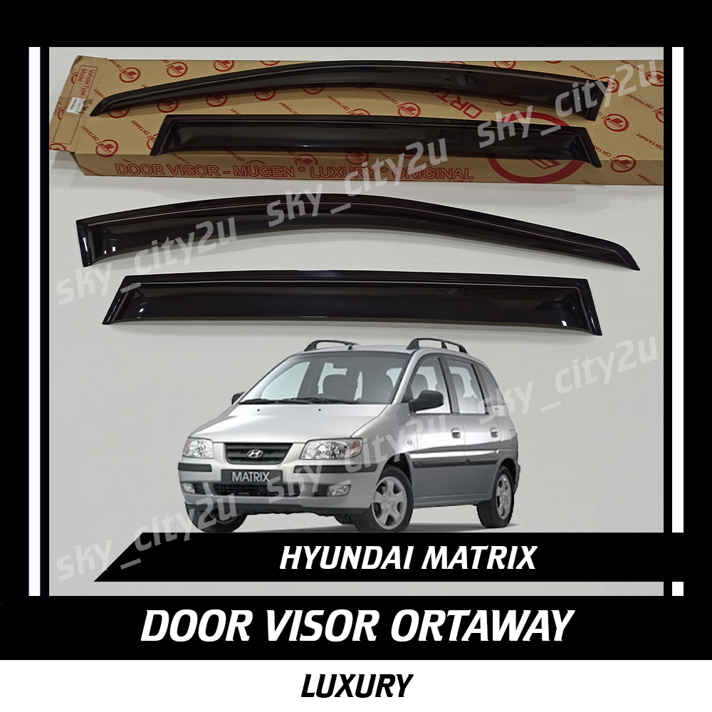 Hyundai Matrix Door Visor Luxury Inokom Matrix 2001 2002 2003 2004 2005 ...