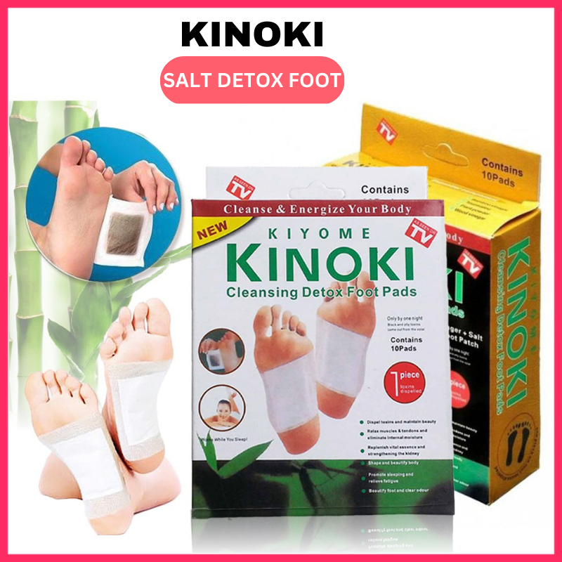 KINOKI GINGER + SALT DETOX FOOT PATCH | Shopee Malaysia