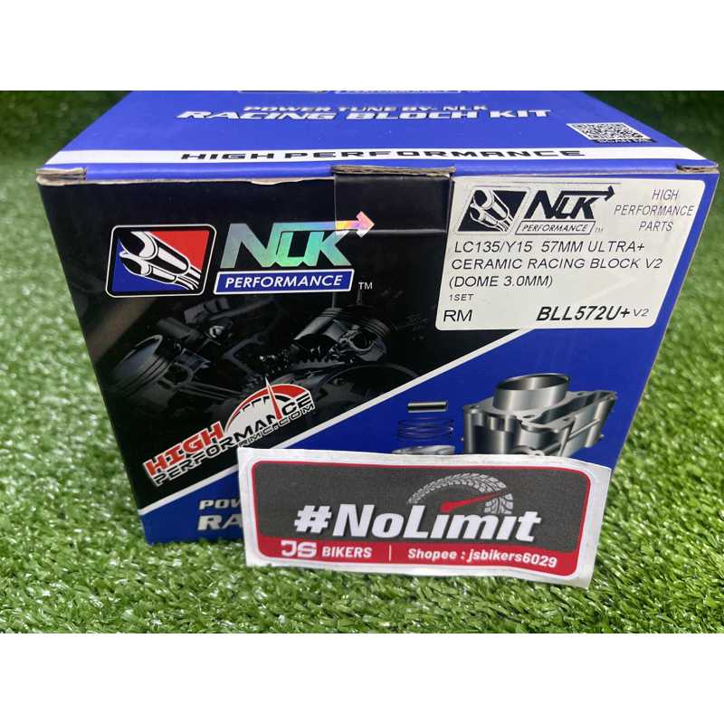 LC135 / Y15ZR RACING CERAMIC BLOCK NLK PERFORMANCE 57MM 60MM 62MM 63MM 65MM 68MM 100% ORIGINAL ...