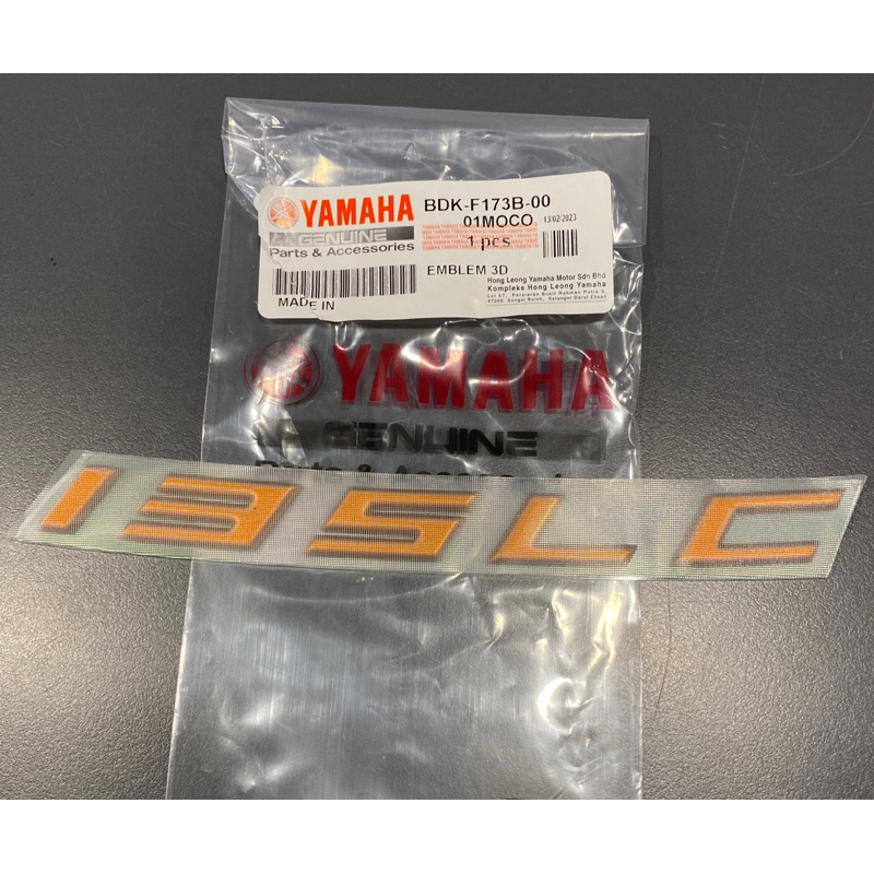 LC135 Fi V8 Emblem 3D Logo Original HLY(1pcs) | Shopee Malaysia