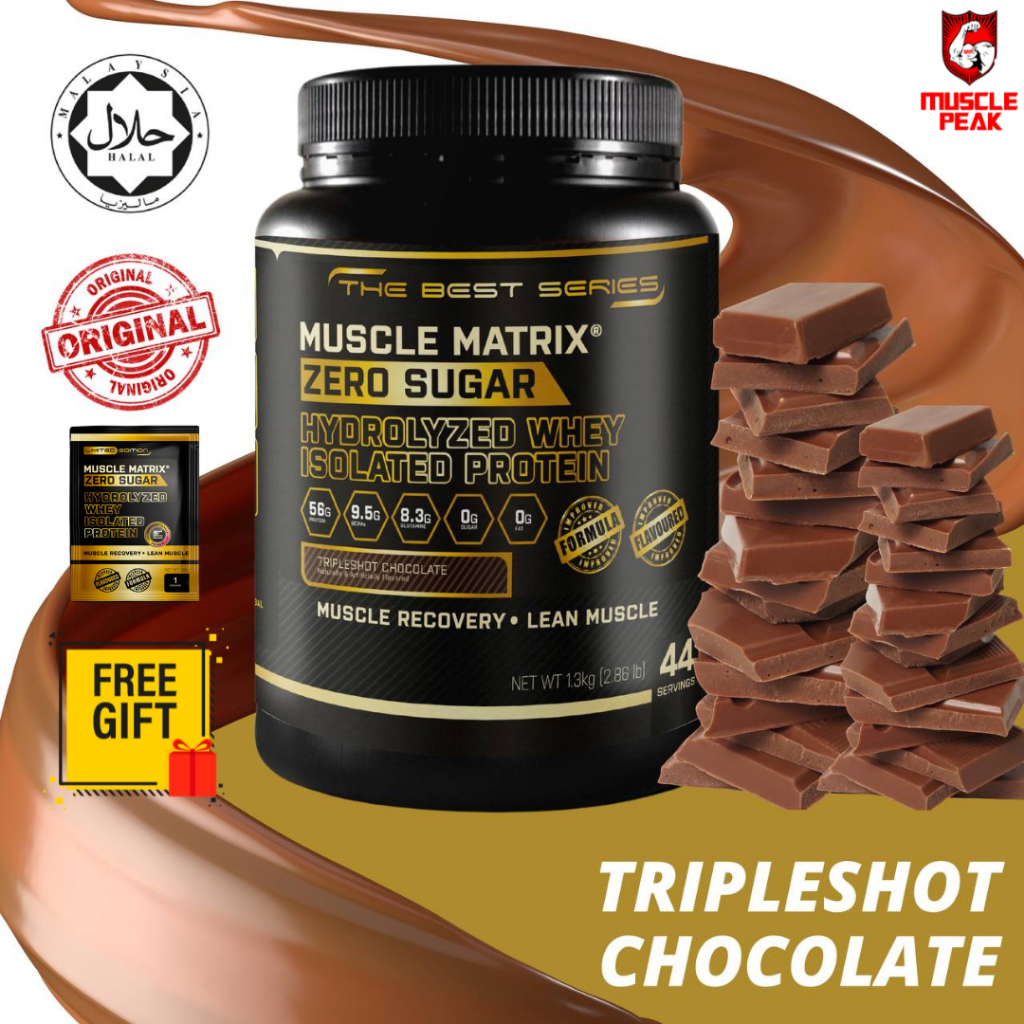 Muscle Matrix Whey Protein 1.3kg [44 Serving] | 100% Whey NEW 900g ...