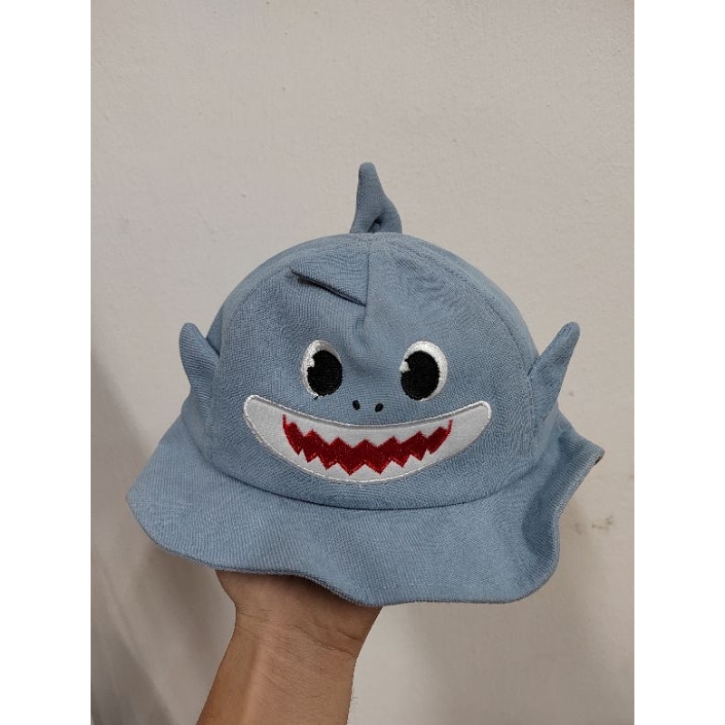 [BABY Shark Hat] Baby Toddler Children Hat Baby Shark Design Topi Bayi ...