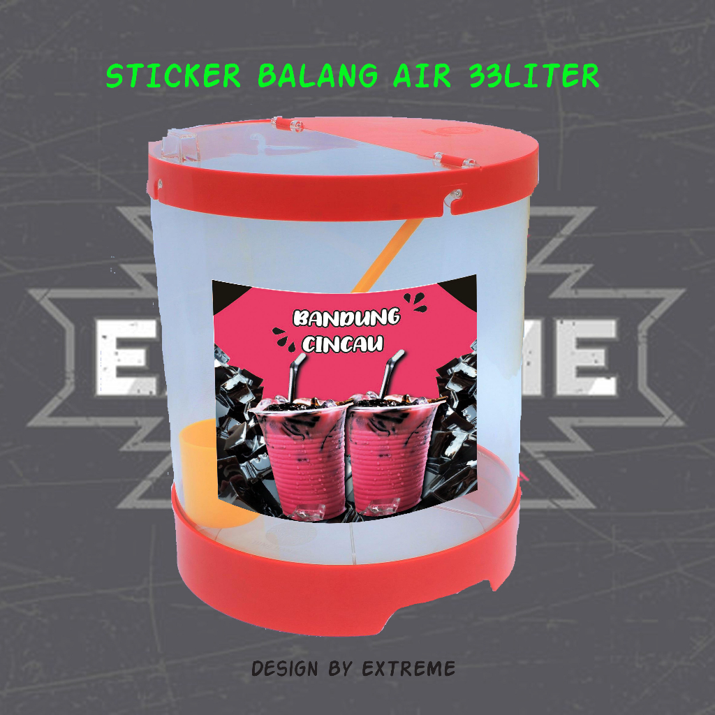 STICKER BALANG BANDUNG CINCAU SBBC009 (Size 12inci) | Shopee Malaysia