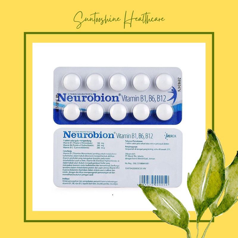 NEUROBION TABS 6 STRIP 60 TABS ( SUITS FOR DIABETIC AND NERVE PAIN ...