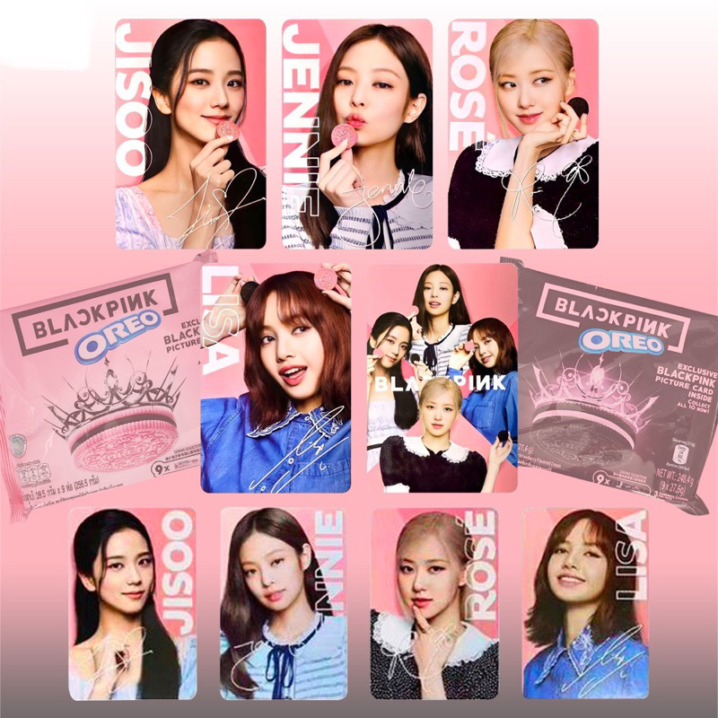 [OFFICIAL] Oreo BLACKPINK Oreo Photocards Authentic card Official OREO ...