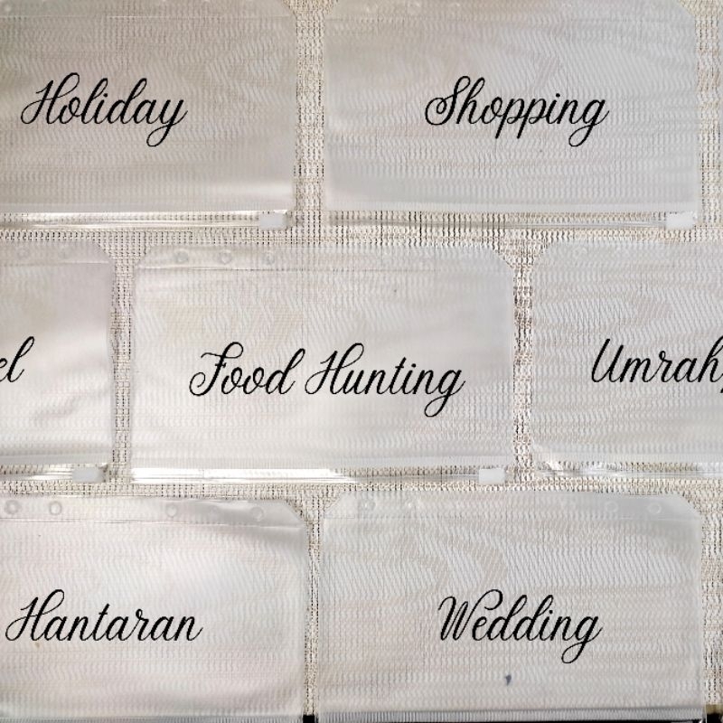 A6 Ziplock for Cash Planner Custom Label Free Money Tracker Sheet ...