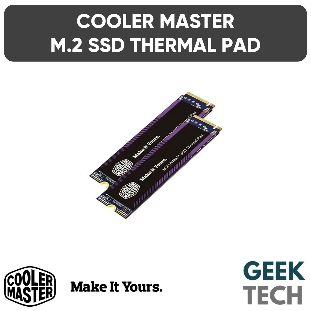 COOLER MASTER M.2 NVMe SSD Thermal Pad (2pcs) | Shopee Malaysia