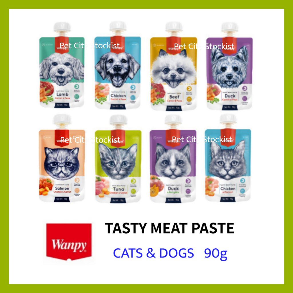 Pets Empire Wanpy Premium Creamy Paste Cat/Dog Treats 90g | Shopee Malaysia