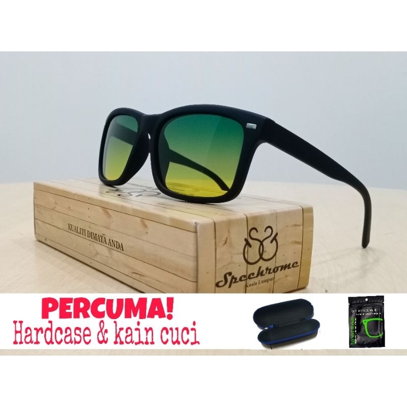 Unisex Spek Mata Silau Siang Dan Malam/Day And Night Driving Sunglasses ...