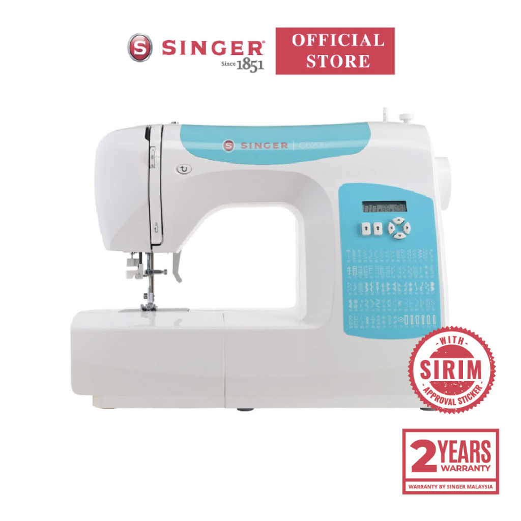 Singer C5205-TQ Fully-Computerized Electronic Sewing Machine (Mesin ...