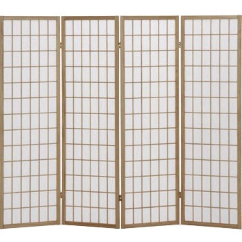 JAPANESE SHOJI SCREEN 150cm Height Tatami Partition Divider Wooden ...