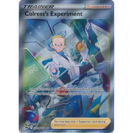 Colress's Experiment / GG59/GG70 / Full Art Ultra Rare / Crown Zenith ...