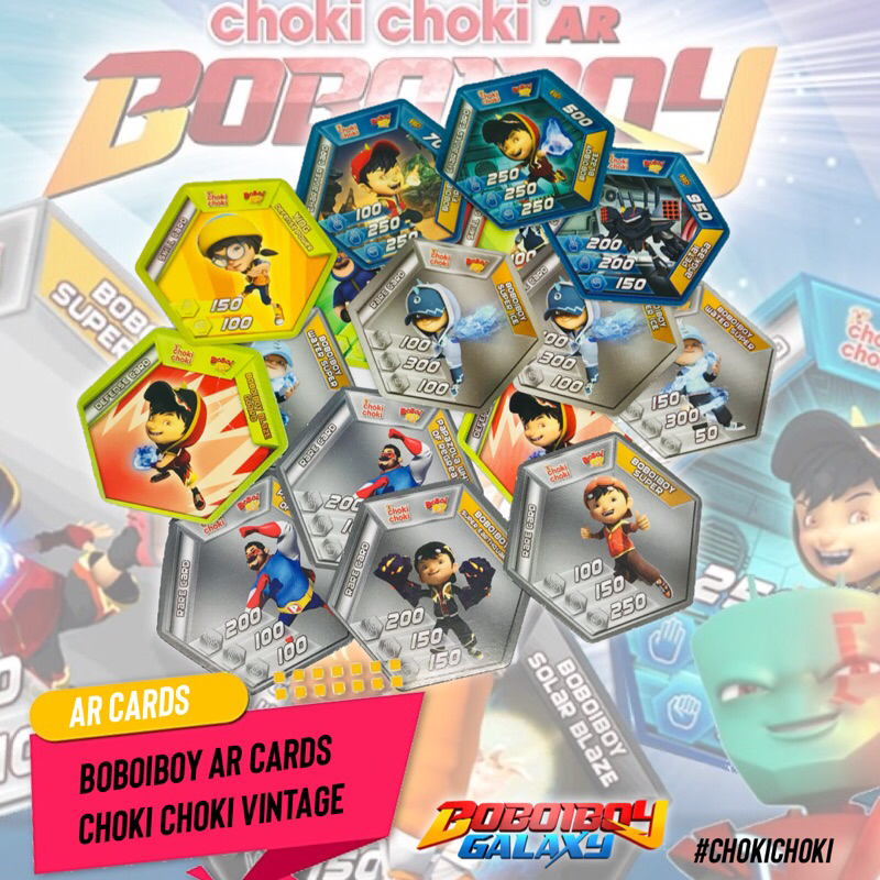 Boboiboy Galaxy Wars AR Cards Choki Choki | Shopee Malaysia