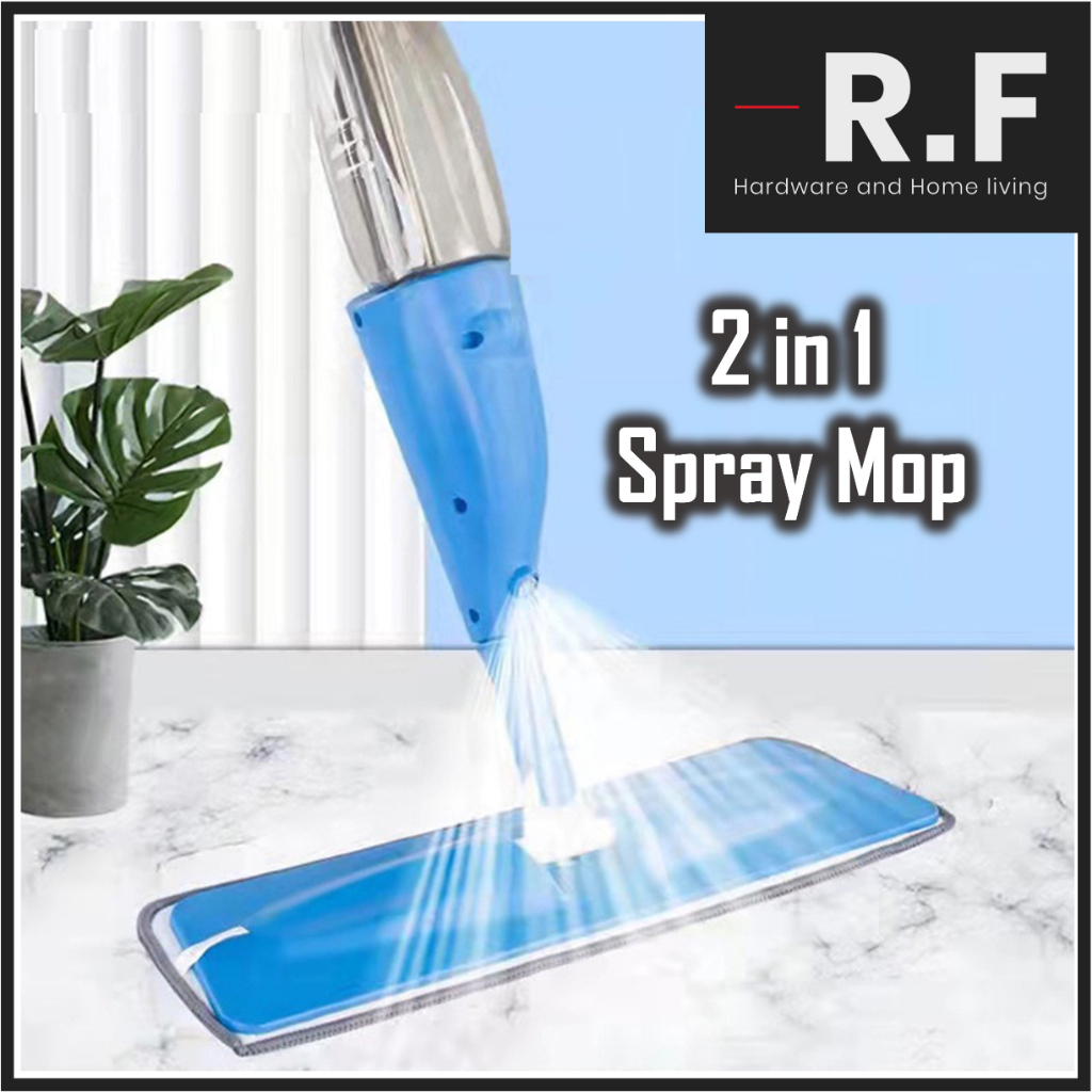 Easy Spray Mop with Microfiber Pad Mop Automatic Lazy Mop Microfiber ...