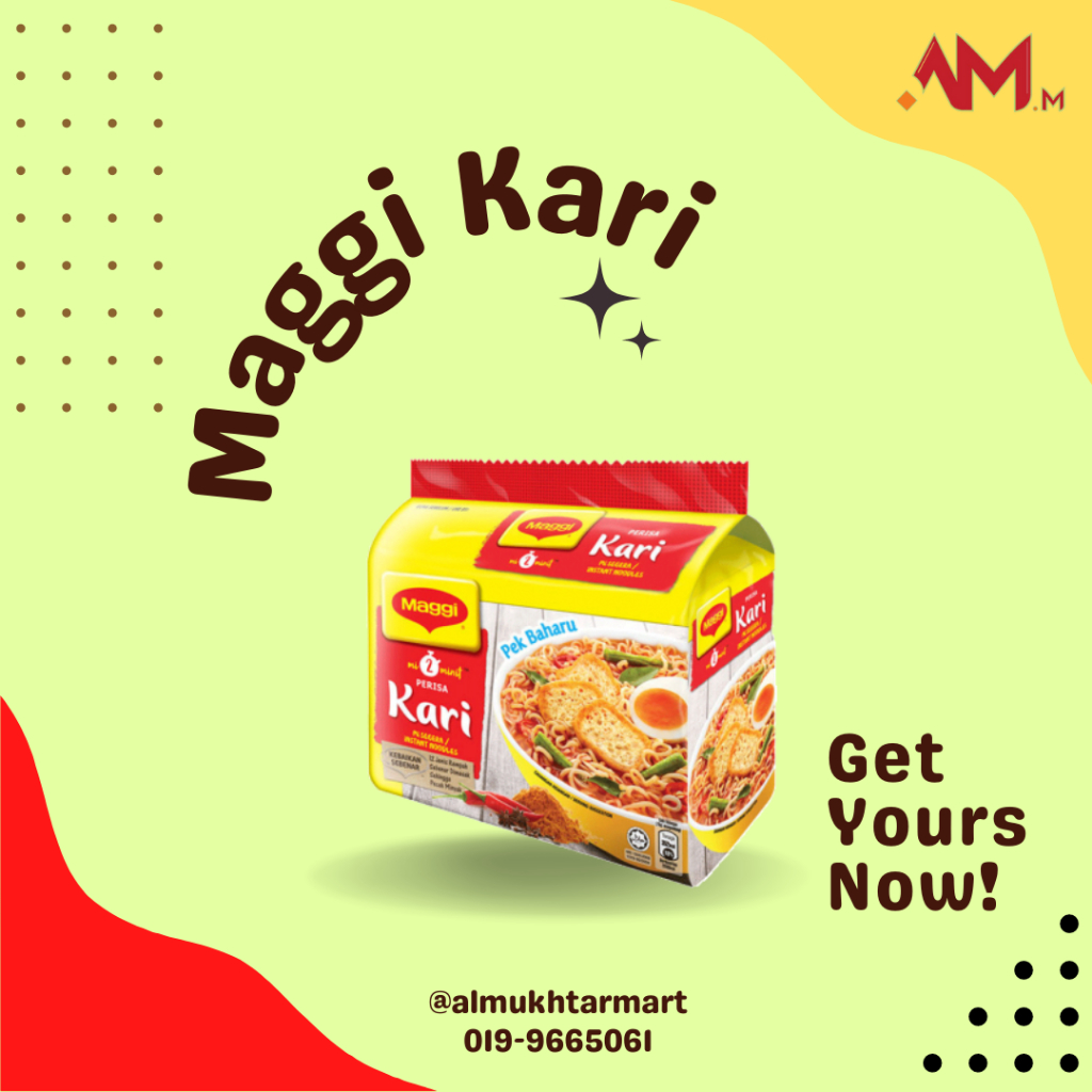 Maggi Kari Mi Segera (5x79g) | Shopee Malaysia