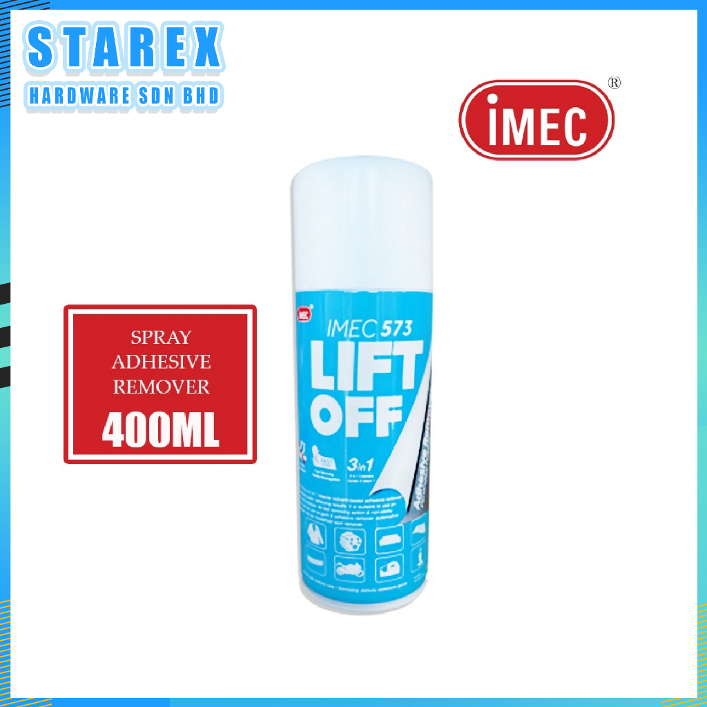 IMEC 573 Lift Off Spray Adhesive Remover Sticker Label Remover Glue Remover PENANGGAL PELEKAT Shopee Malaysia