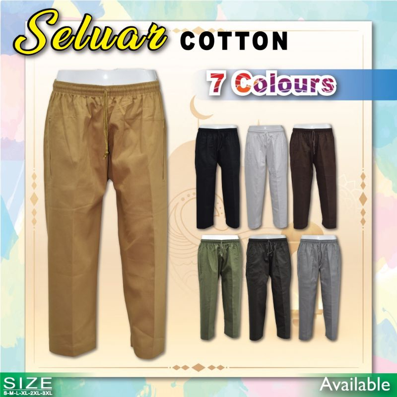 SELUAR HAJI AL MEGA SELUAR COTTON SELUAR JUBAH KURTA SELUAR UMRAH ...