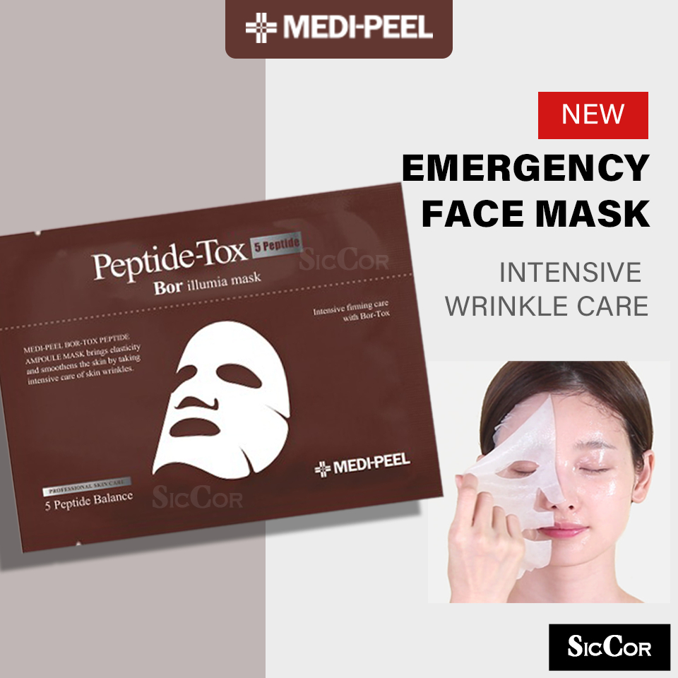 MediPeel Peptide-tox Bor Ampoule Mask (Bor-Tox Peptide) Wrinkles ...