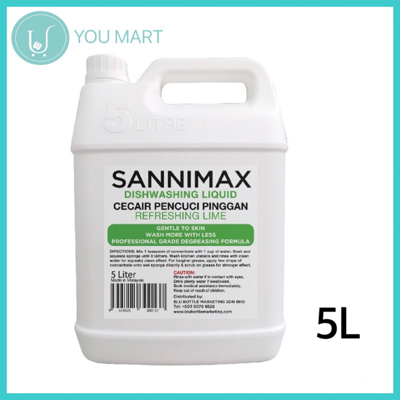 SANNIMAX DISHWASHING LIQUID | CECAIR PENCUCI PINGGAN 5L | Shopee Malaysia