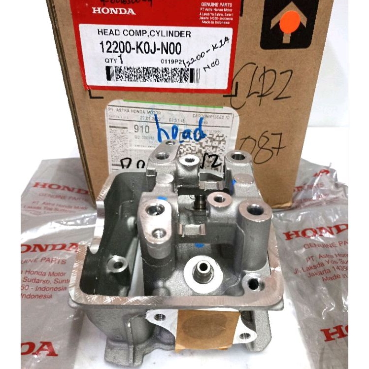 HONDA BEAT 110 Fi V2 cylinder head comp original 💯% | Shopee Malaysia
