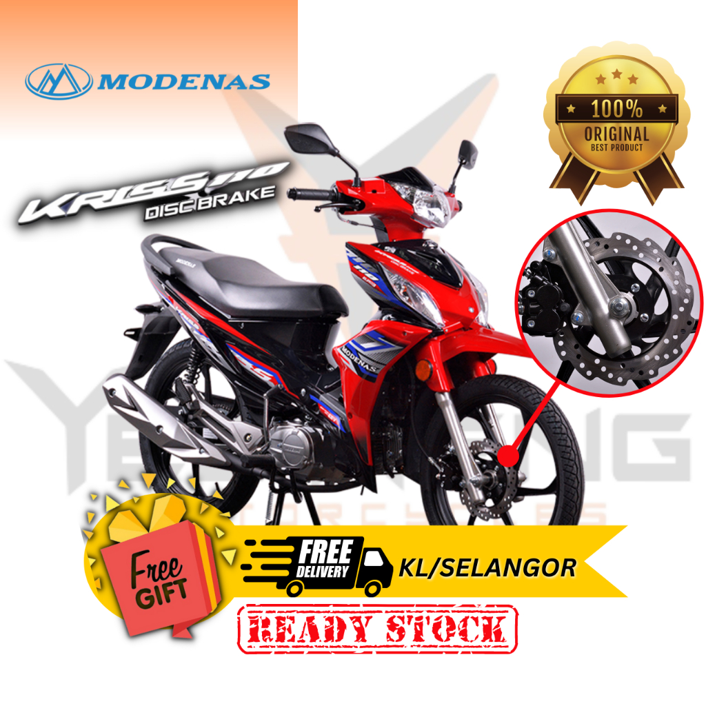 Modenas KRISS MR3 (Disc Brake) OTR "FREE DELIVERY" + "2022 UNREG ...