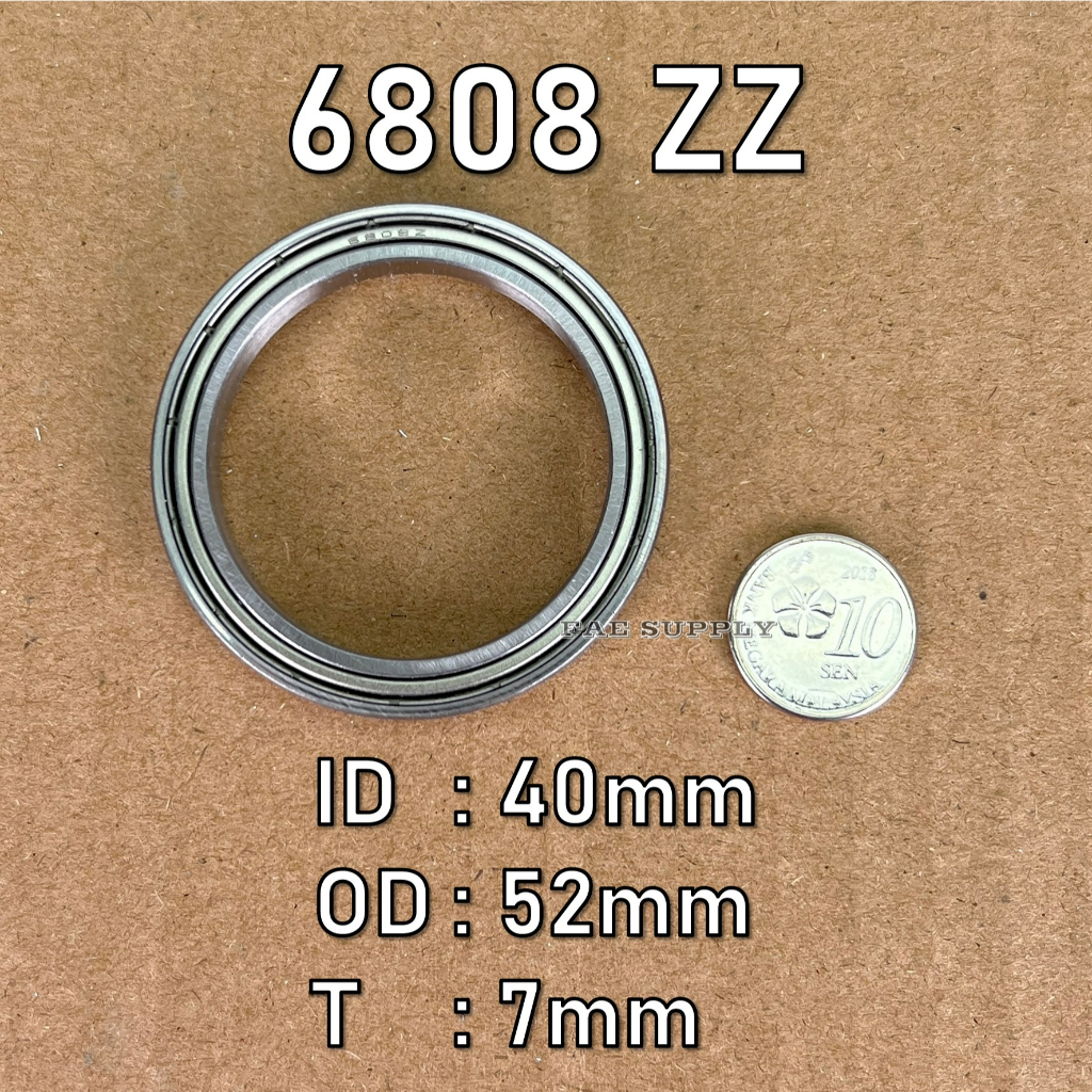 Ball Bearing 6800 6801 6802 6803 6804 6805 6806 6807 6808 6809zz metal ...