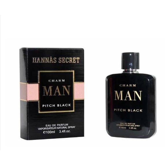 Hannah's secret perfumes Charm MAN - PITCH BLACK SPRAY Original PERFUME ...