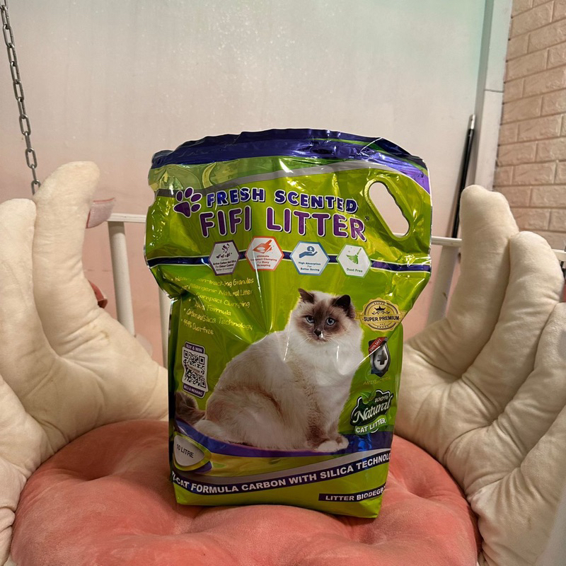 FiFi Cat Litter 10L | Pasir Kucing Jenama Fifi (10L) | Shopee Malaysia