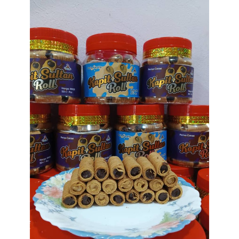 Ready Stock Kuih Kapit Sultan Roll Viral Shopee Malaysia