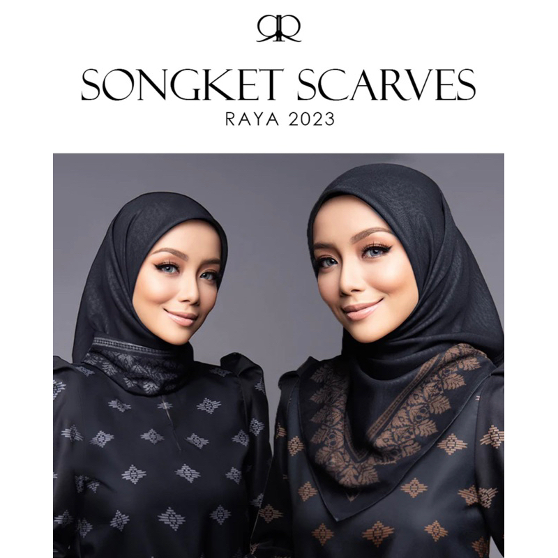 Rizman Ruzaini RR Songket Tudung Raya 2023 | Shopee Malaysia