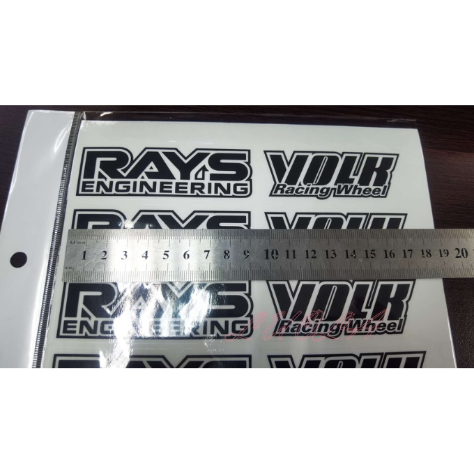 STICKER RAYS VOLK RACING TE37 1SET 8PC | Shopee Malaysia