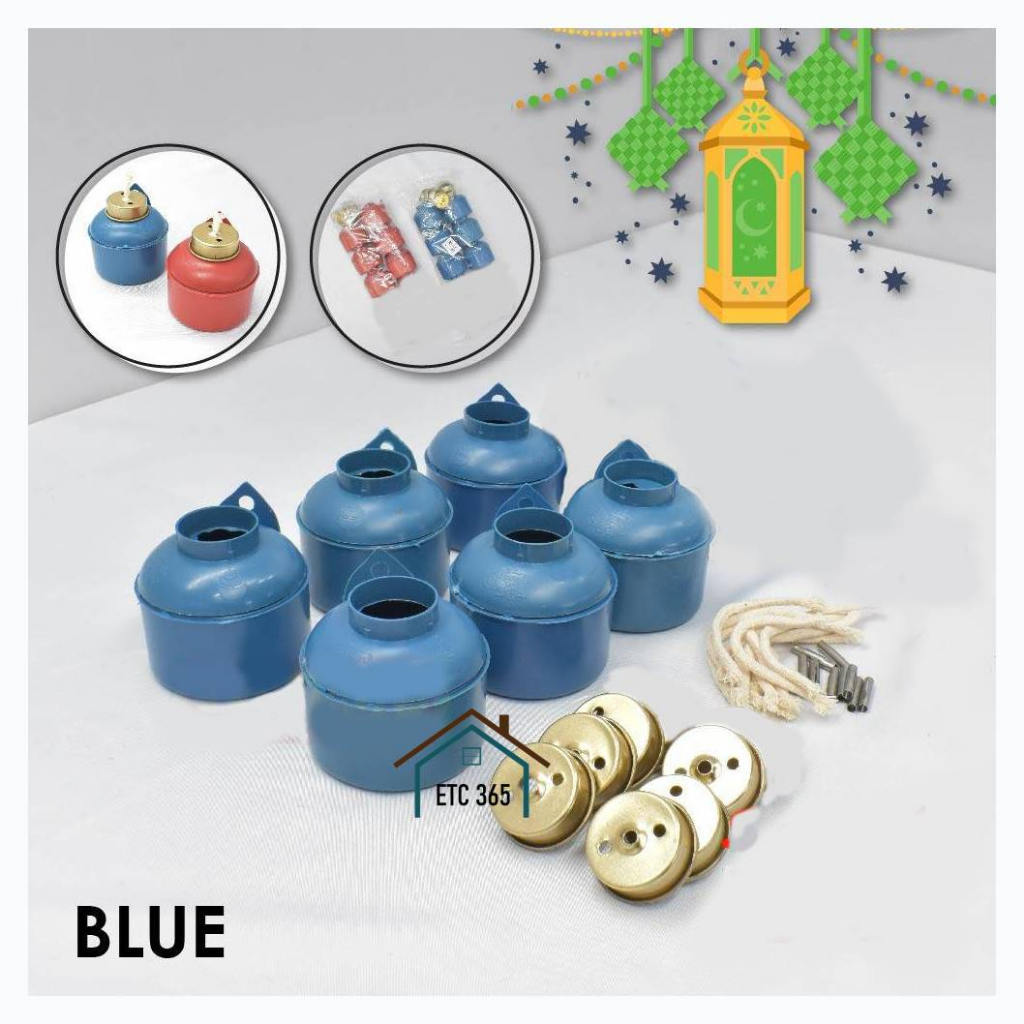 6 sets Pelita Raya Plastic / Lampu Puasa/ Pelita Raya Plastik / Pelita ...