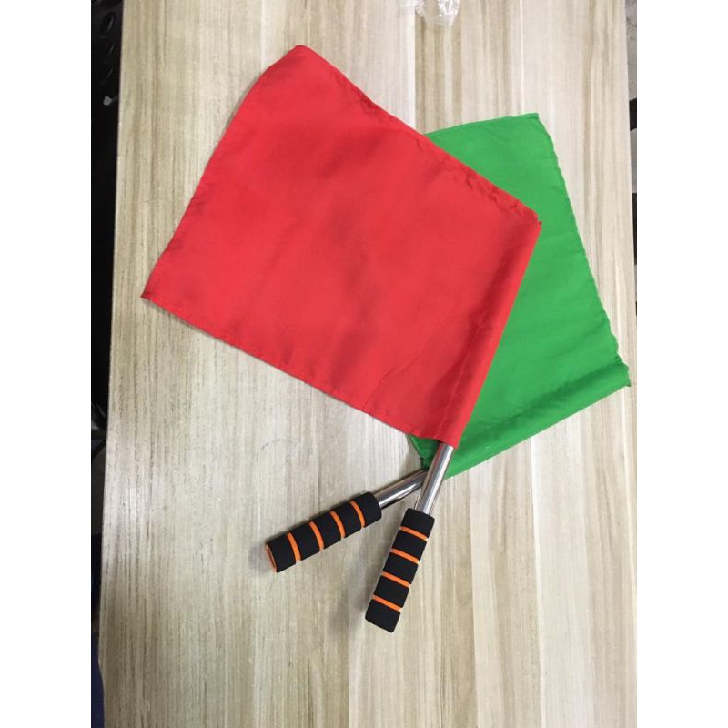 SAFETY TRAFFIC FLAG RED OR GREEN (SAFETY FLAG) PPE BENDERA KESELAMATAN ...