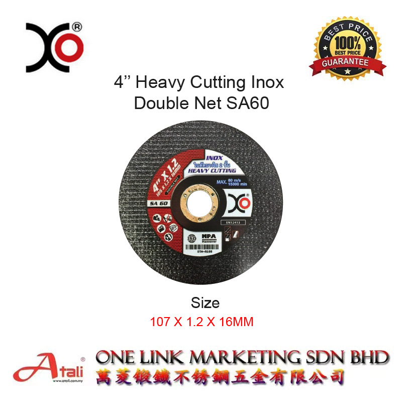 🔥READY STOCK🔥 (1BOX = 50PCS) THAILAND HEAVY CUTTING INOX DOUBLE NET ...