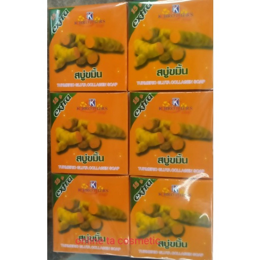 12 PCS K BROTHERS ORIGINAL JAM TURMERIC SOAP | Shopee Malaysia