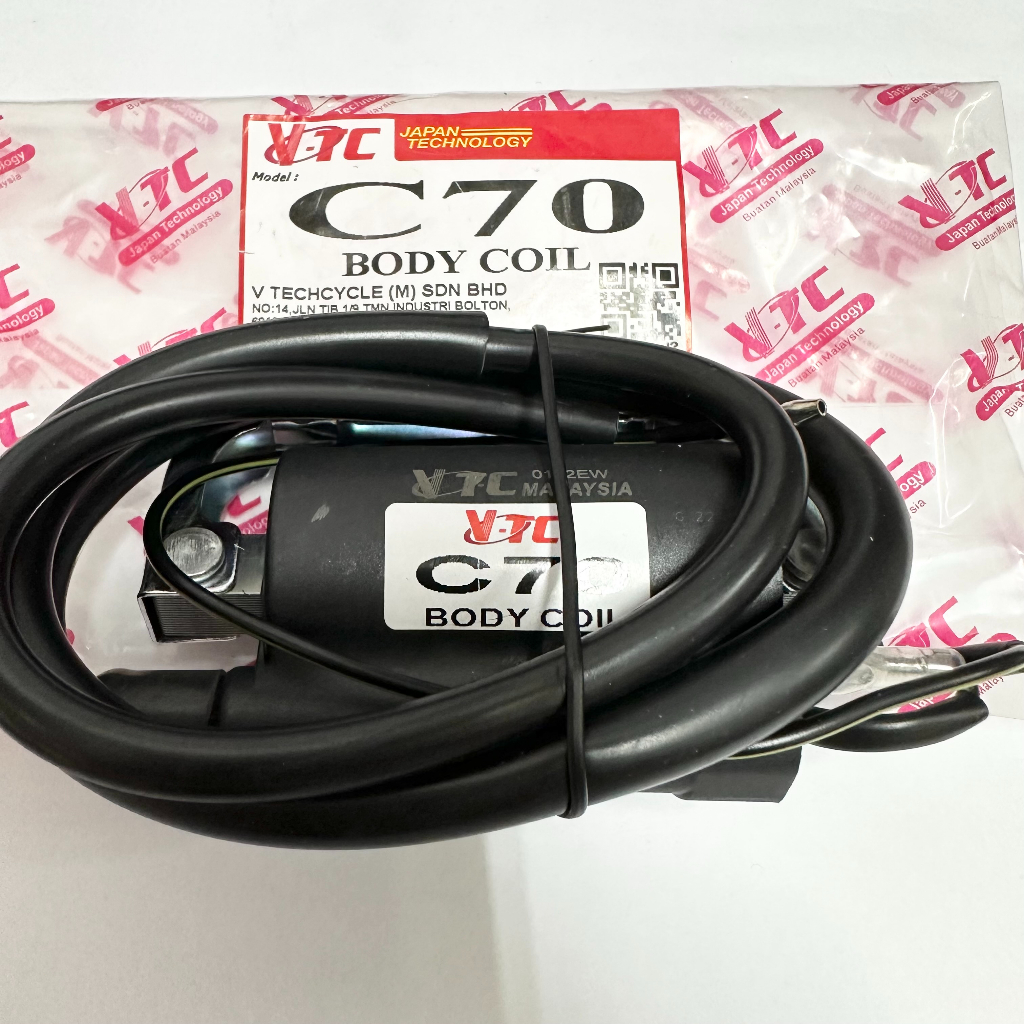 HONDA C70 PLUG COIL IGNITION COIL BODY COIL VTC | Shopee Malaysia