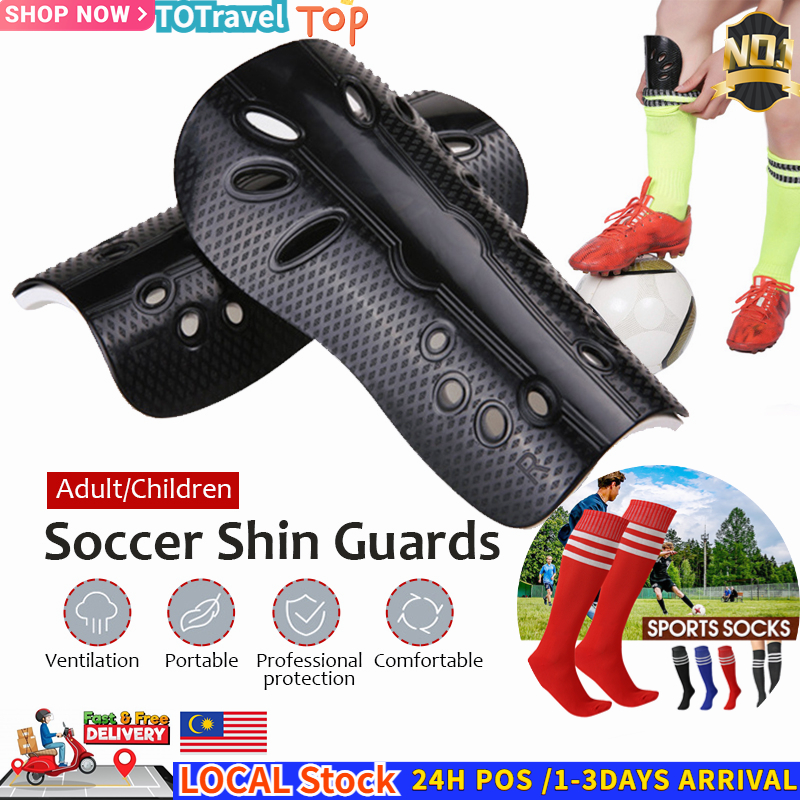 [1 Pair] Futsal Leg Cushion Pad &Soccer sock Shin Pads Football Soccer ...
