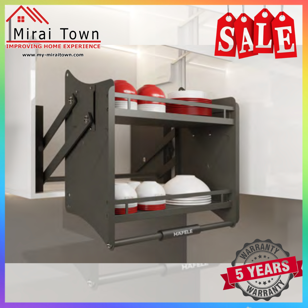 HAFELE Luxury Dish Rack Elevator Kitchen Organizers Storage | Shopee ...