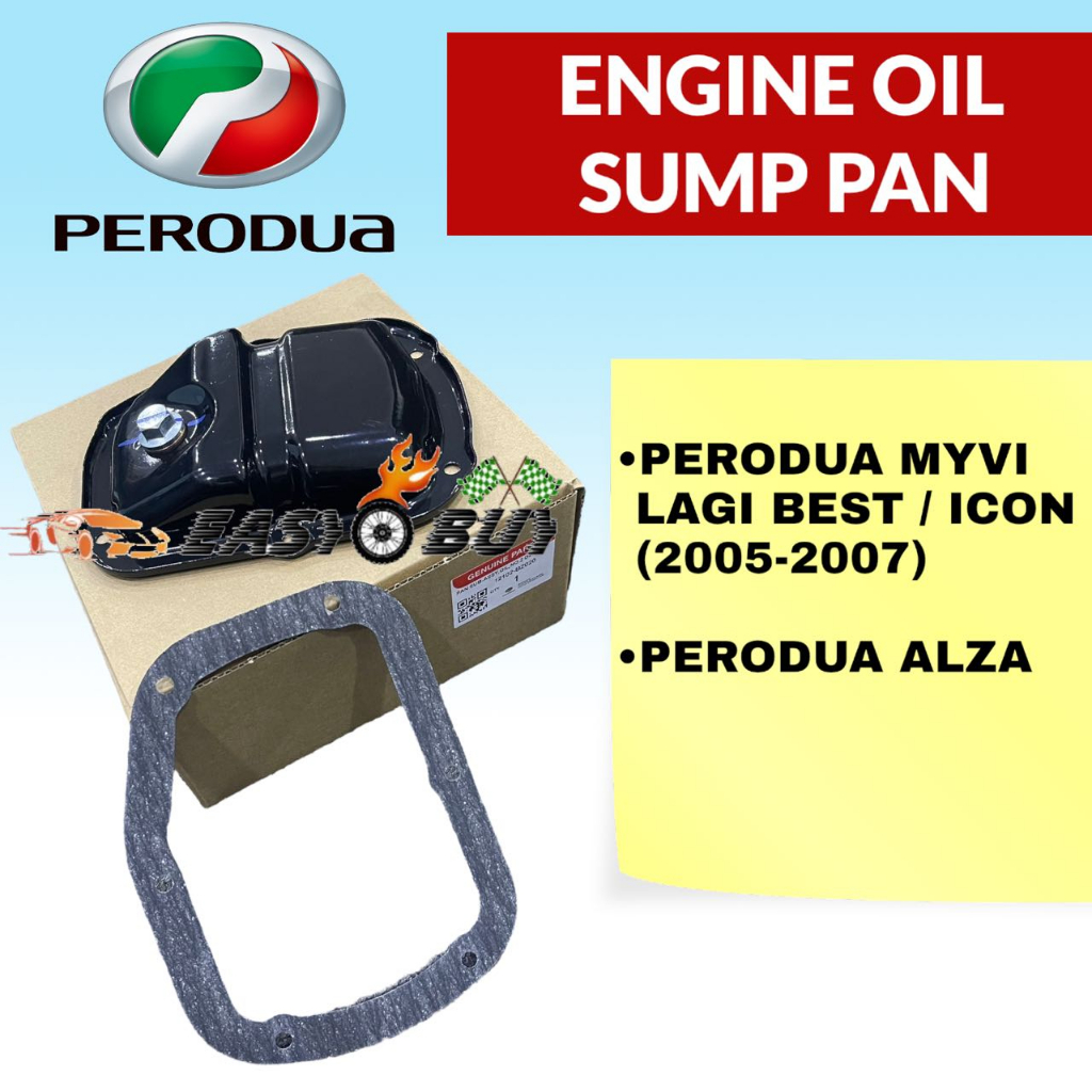100% ORIGINAL PERODUA MYVI & LAGI BEST / ICON 1.3-1.5 (2005-2017) ALZA ENGINE OIL SUMP / PAN ...