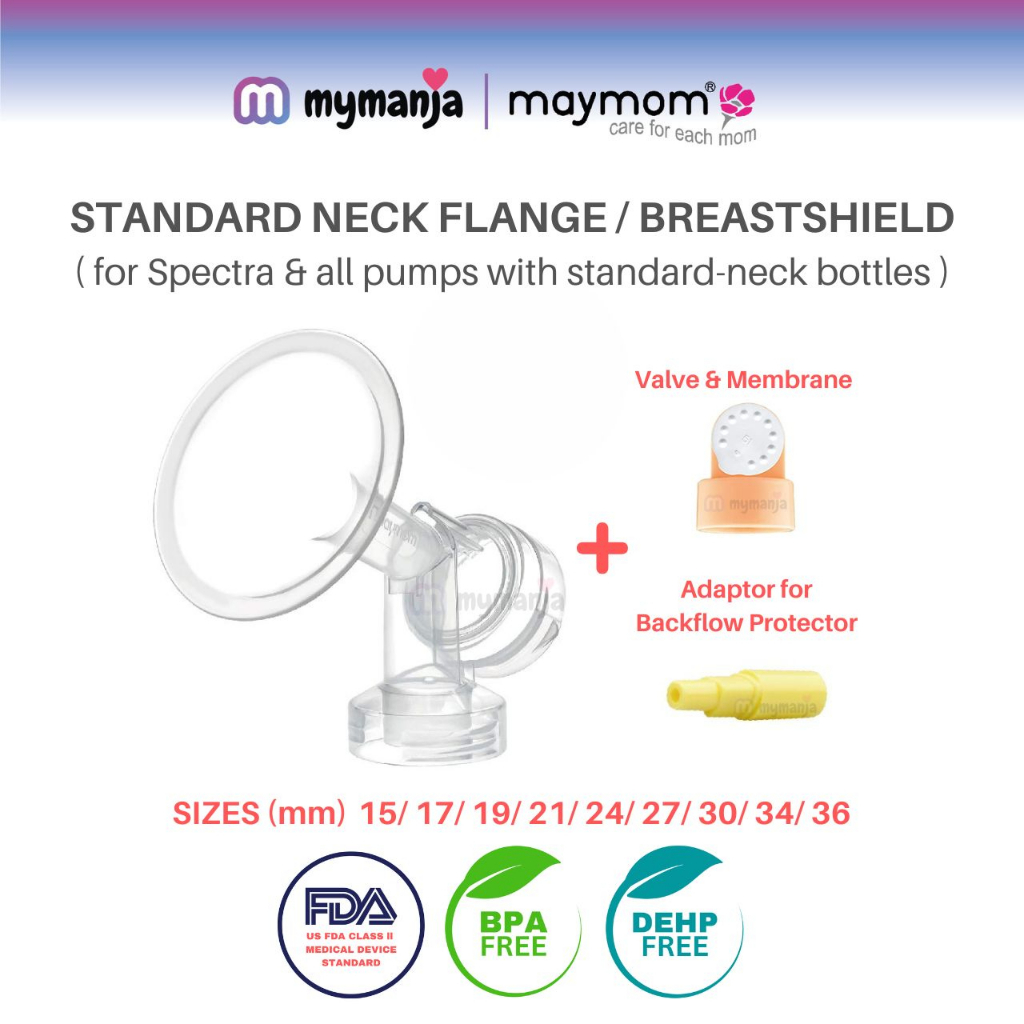 MAYMOM Standard-Neck Flange for Spectra with Valve/ Membrane / Flange ...