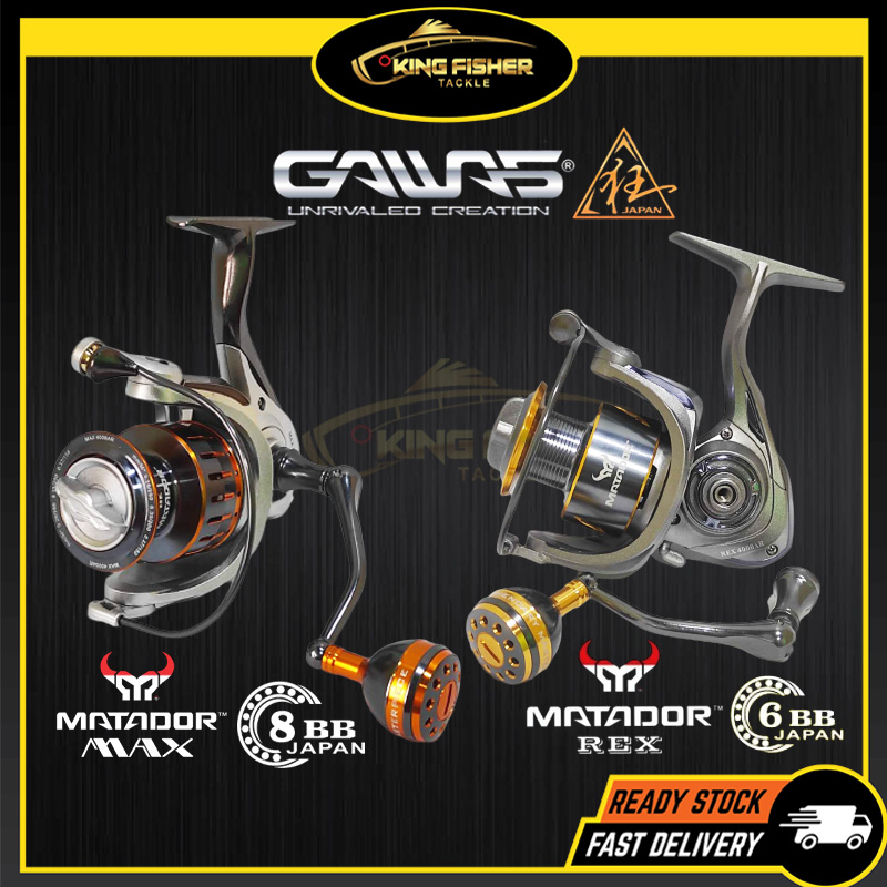 KFT Gawas Matador REX /MAXSpinning Reel ( 1000AR | 2000AR | 3000AR ...