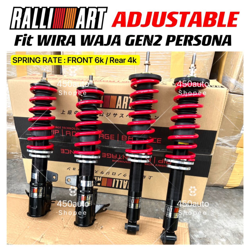 WIRA WAJA GEN2 PERSONA EVO3 SATRIA PUTRA GSR ADJUSTABLE ABSORBER HI LOW ...