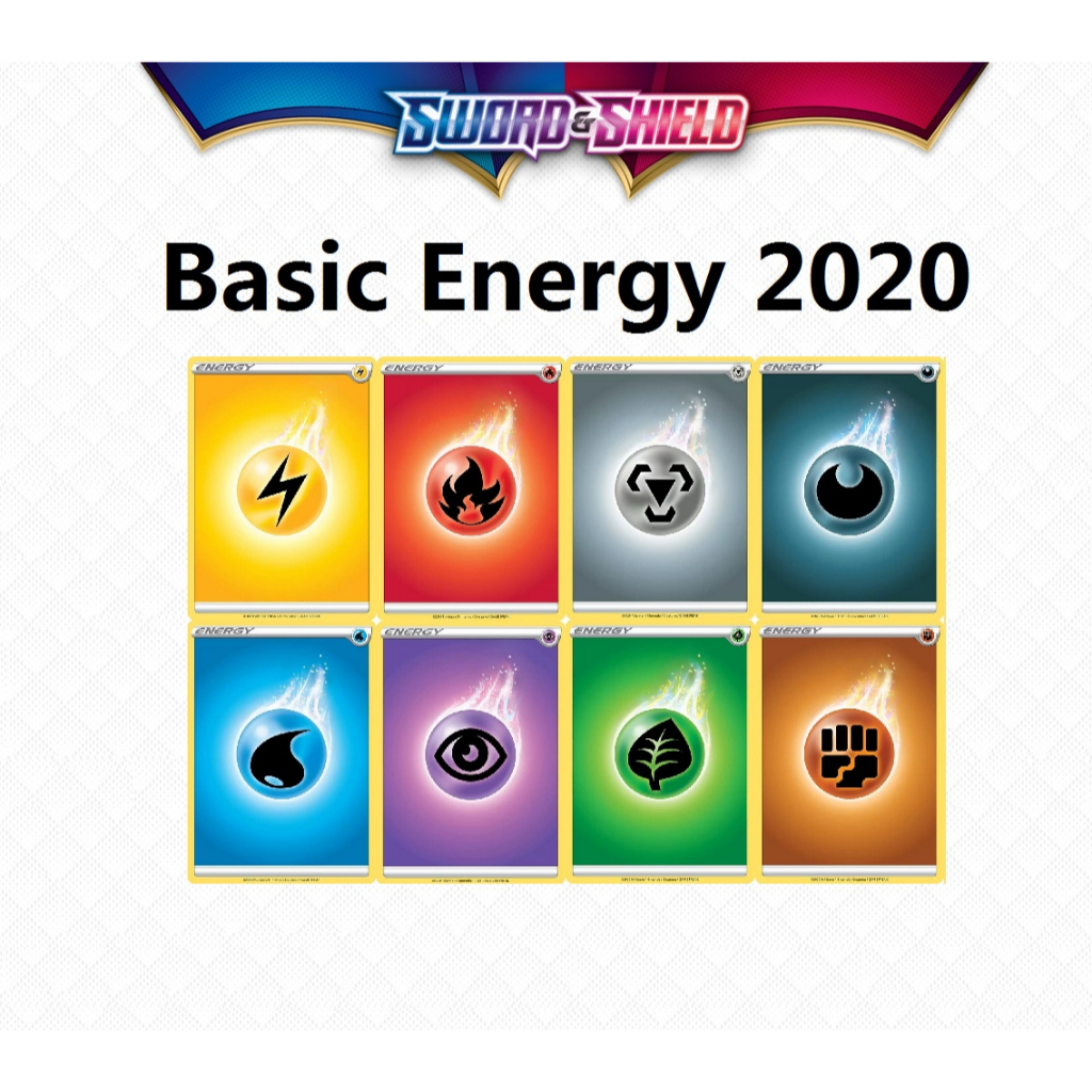[Pokemon TCG] Sword & Shield Era - Basic Energy Card - Pokemon Trading ...