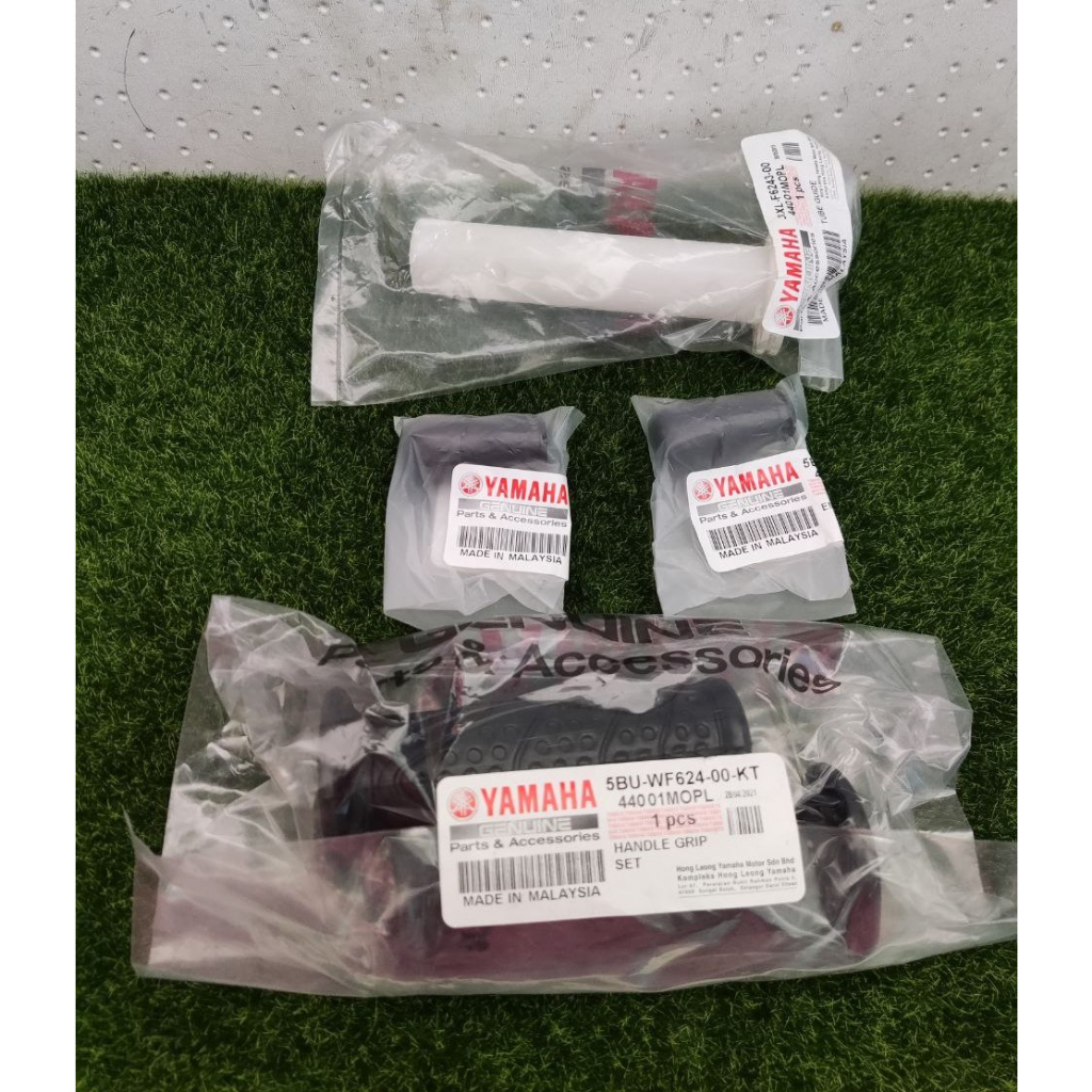 ORIGINAL HLY YAMAHA 125Z, 125ZR HANDLE GRIP + THROTTLE TUBE + BALANCER ...
