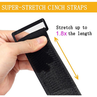 Nylon Elastic Velcro Buckle Strap Self-adhesive Reuseable Buckle Band ...