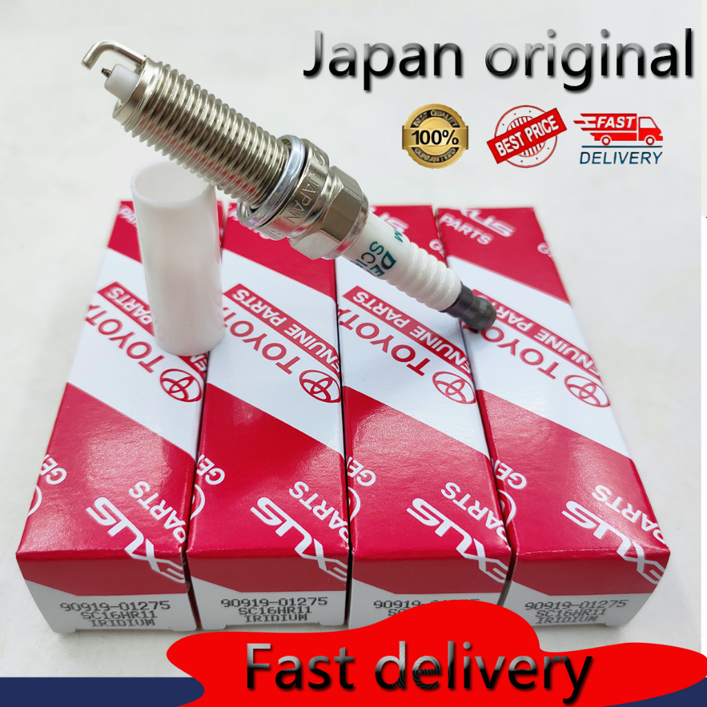 Genuine SC16HR11 4PCS Iridium Spark Plug For Toyota Vios 1.5 dual vvti ...