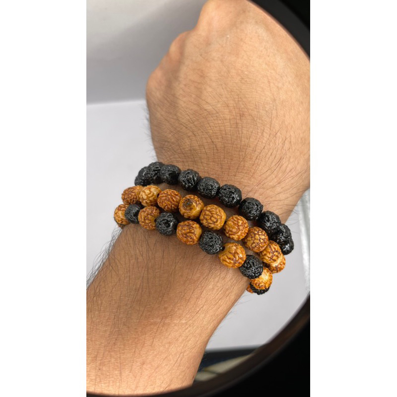[PENANGKIS JIN & SIHIR) *Gelang Biji Bidara Arab SIDR asli 8mm khasiat ...