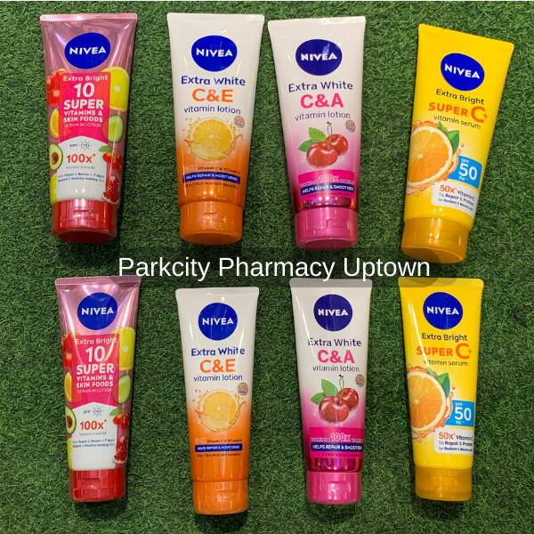 Nivea Vitamin Lotion Series 180ml or 320ml [Super C+ / Extra White C&A ...