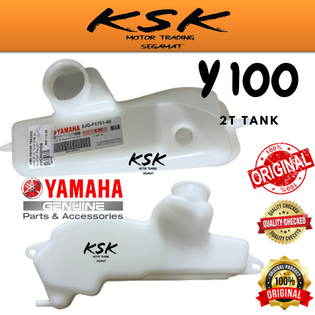 YAMAHA Y100 2T TANK TANGKI OIL MINYAK ORIGINAL ORI HLY Y 100 SPORT 2JG ...