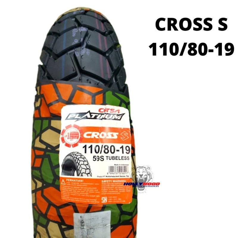 TAYAR CORSA CROSS'S TUBELESS 13" 14" 17" 19" INCH LC135 Y15 Y16 FZ150 ...